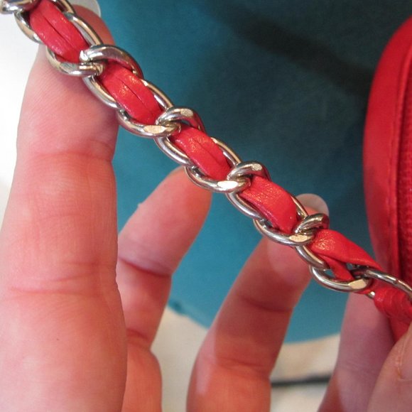 Bags | Small Red Round Purse | Poshmark